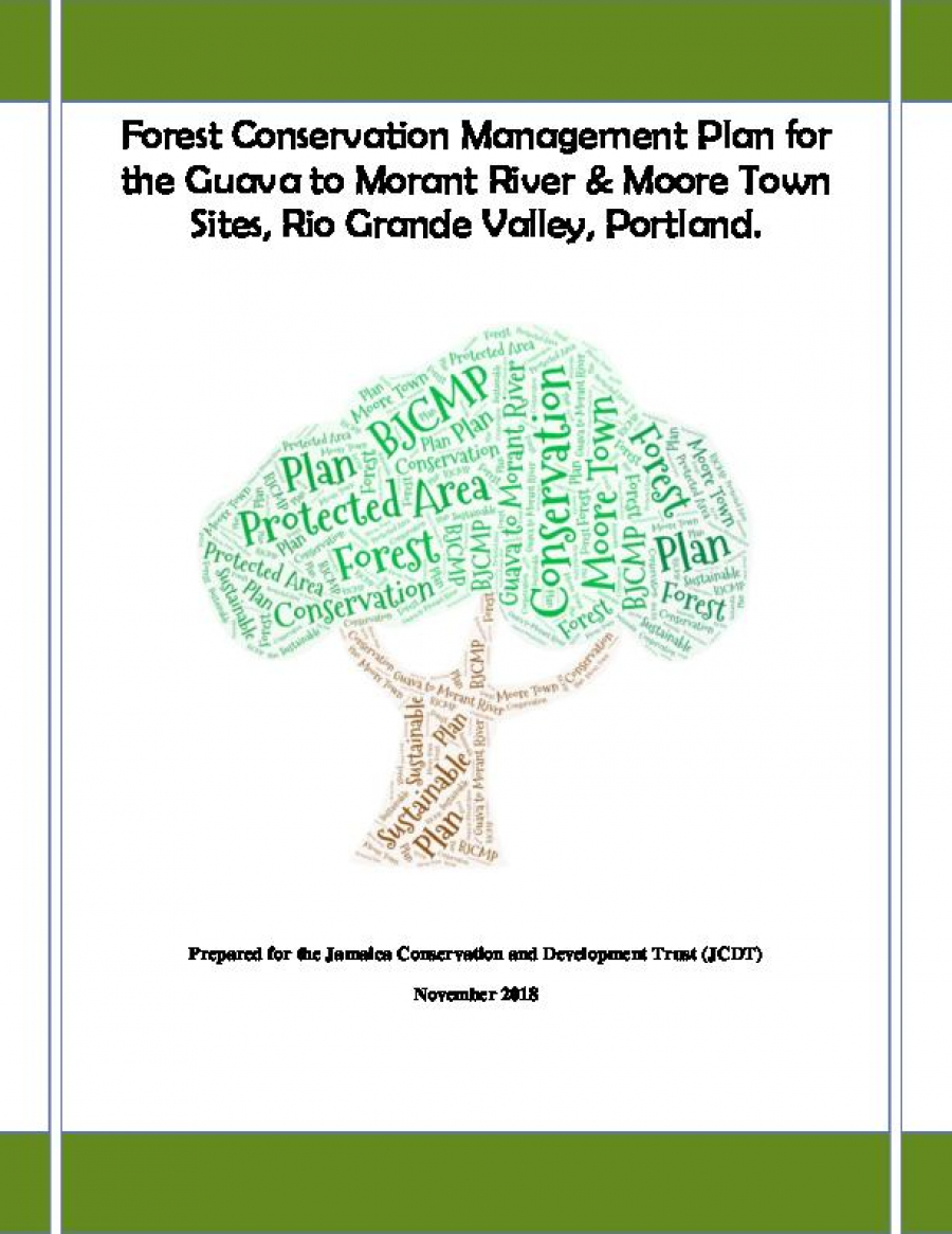 Forest Conservation Management Plan