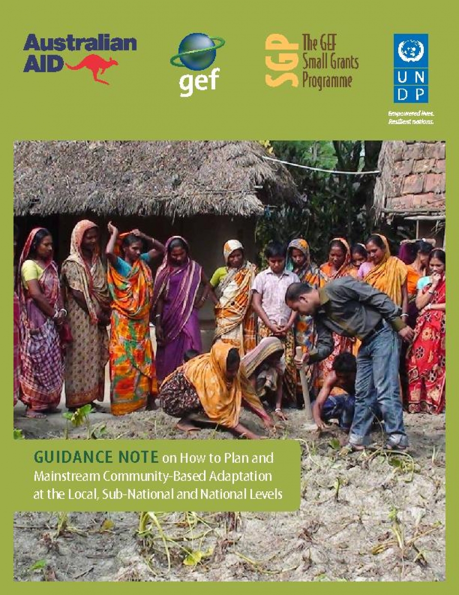 Guidance Note on How to Plan and Mainstream Community-Based Adaptation ...